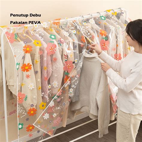 Jual Mi More Cover Baju Penutup Pakaian Baju Printed Pattern Anti Debu Sarung Baju Pakaian Jas