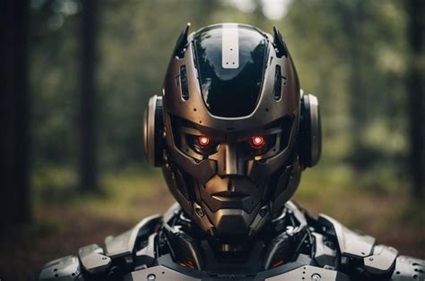 Angry Face Robot Ai Premium Ai Generated Image