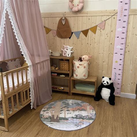 Badu Bg Детски метър Стенна диаграма Висяща линийка за измерване на височина Бебешка детска стая