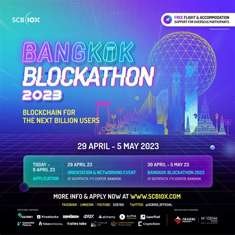Scb 10x Bangkok Blockathon 2023 เปิดรับสมัครแล้ววันนี้ Facebook