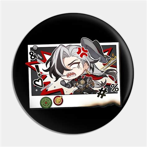 Honkai Star Rail Chibi Boothill Mad Honkai Star Rail Pin Teepublic