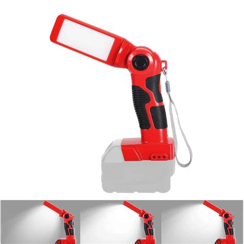 밀워키 M And 18 용 Led 경고등 작업등 18v 리튬 이온 배터리 전동 공구 Usb 포함 야외 휴대용 손전등 데스크