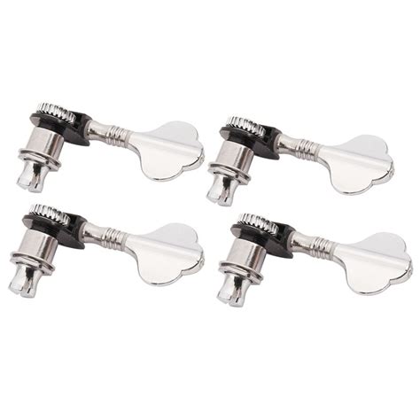 A Set Of 4 Pcs Chrome Bass Tuning Pegs Machine Hea Vicedeal