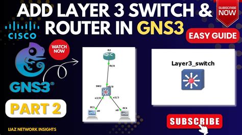How To Add Layer 3 Switch And Router Image In Gns3 Gns3 Tutorial Part 2 Ijaz Network Insights