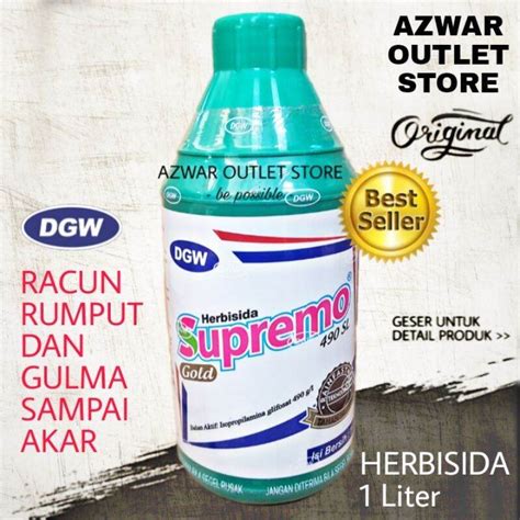 RACUN RUMPUT DAN TANAMAN LIAR 1 Liter HERBISIDA SISTEMIK Supremo