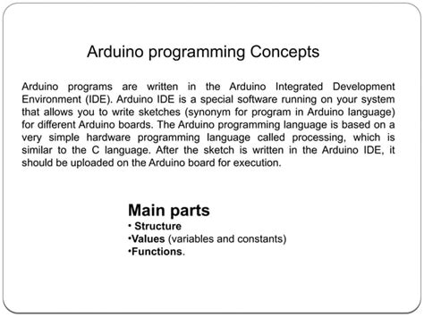 Arduino Ide Pdf Programming Languages Computing
