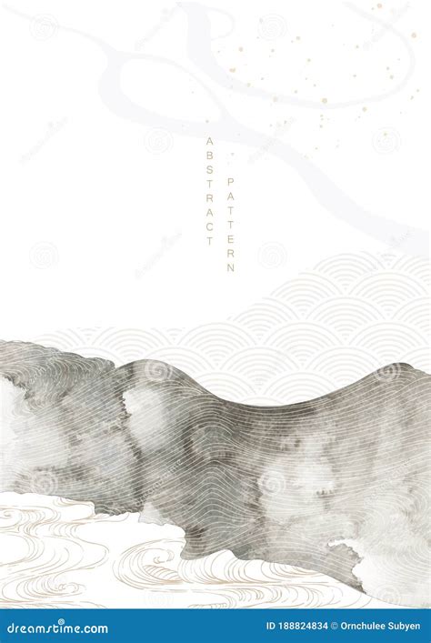 抽象艺术背景的日文模板 水色纹理矢量图 古装东方元素 向量例证 插画 包括有 液体 动态 抽象 凹道 188824834