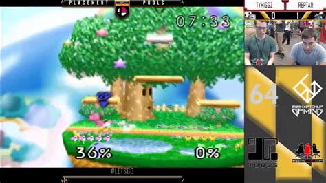 Lgb Tyhiggz Yoshi Vs Reptar Falcon Ssb64 Placement Pools Youtube