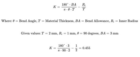 K Factor Calculator For Sheet Metal Skyciv Engineering