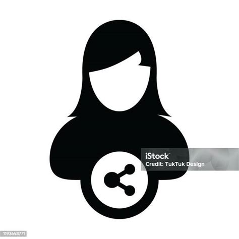 문말 그림 그림에서 공유 기호 벡터 여성 사람 아바타프로필 아이콘 Communications Director에 대한 스톡 벡터