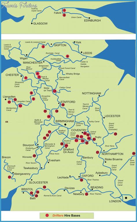 Uk Canal System Map