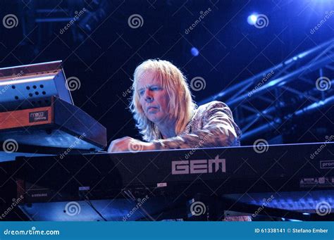 The Keyboardist Rick Wakemann Of Yes Group Editorial Photo Image Of