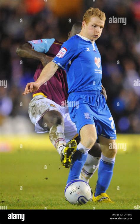 Birmingham Citys Chris Burke And West Ham Uniteds Papa Bouba Diop