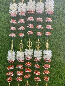 CROWN NIMREET Feet Artificial Foam Flower Toran Long Garland For
