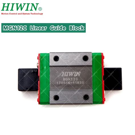 HIWIN MGN C Linear Guides Carriage MGN Linear Bearings Fit MGNR Linear Guide Rails For CNC