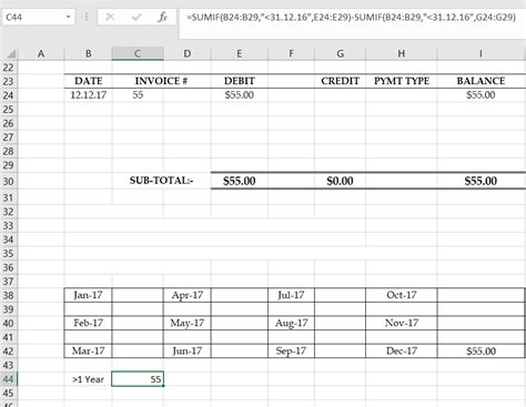 Excel Summing A Range Of Numbers After Checking That Is Greater Than