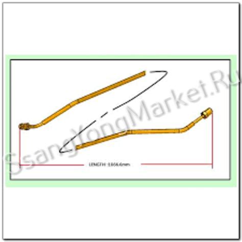 4868009102 SSANGYONG Трубка тормозная магистральная 4868009102 Kyron 2 ...