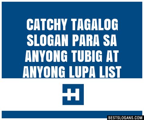 Slogan Pangangalaga Sa Anyong Tubig Wikang Filipino Lakas Ng Bayan Daan Patungo Sa Matuwid