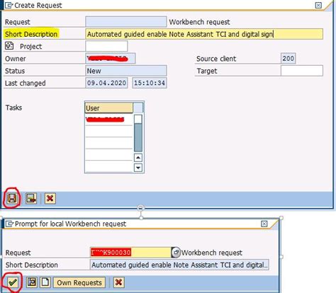 solved implement snote in production system sap community
