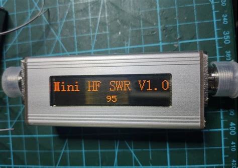 Mini Swr 0 100w 1 8m 30m Hf Short Wave Standing Wave Meter Swr Power Meter Oled Battery