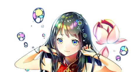 オリジナル チャイナ水着ちゃん 奥谷とろのイラスト Pixiv