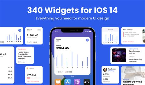 Widgetx Multipurpose Ios Widgets Ui Pack Figma