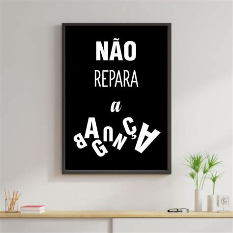 Arte Digital Quadro Não Repara A Bagunça Elo7