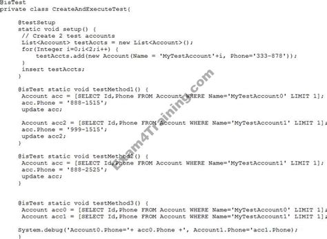 What Is The Result Of The Debug Statements In Testmethod3 When You