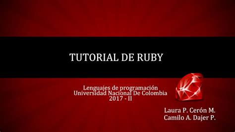 Pdf Tutorial De Ruby Github Pages Numeros For
