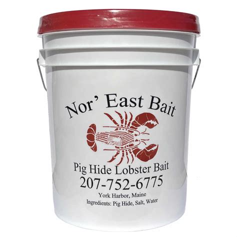 Pig Hide Lobster Bait 5 Gallon Bucket Nemi