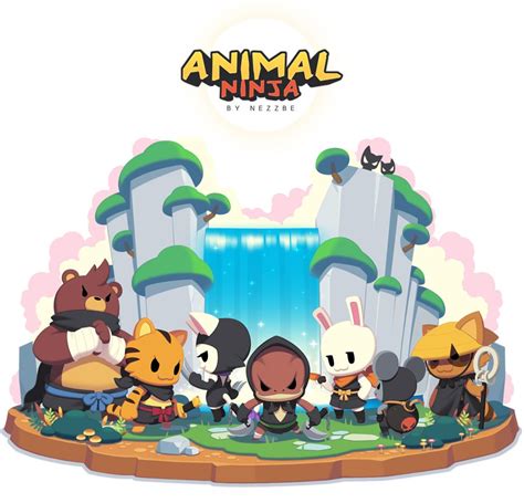 애니멀닌자 Character Design Character Illustration Game Inspiration