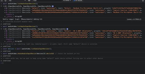 Cant Use Updated Default Audio Input Device · Issue 1317 · Awsamazon Chime Sdk Js · Github