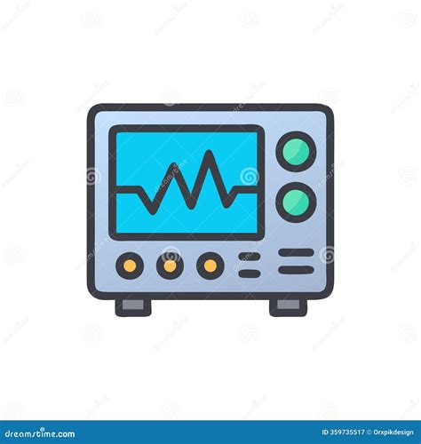 Oscilloscope Electronic Instrument Measurement Tool Signal Analysis Lab