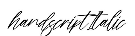 Hand Script Italic Font FFonts Net
