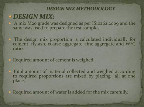 Self Curing Concrete Using Peg Pptx Chemistry Science