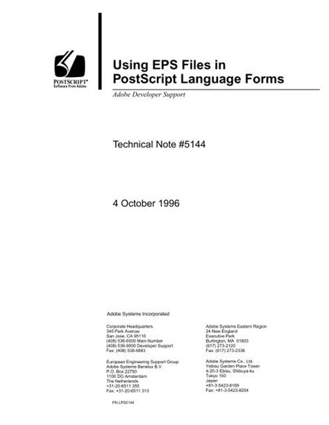 Using Eps Files In Postscript Language Forms Adobe Partners