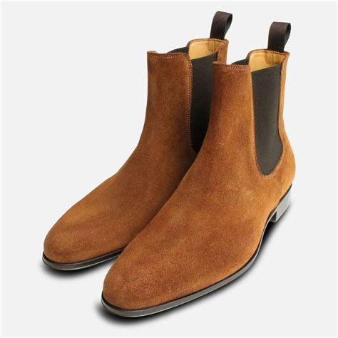 Ausgewogen Zinn Unbewaffnet Brown Suede Chelsea Boots Mens Predigt