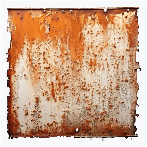 Premium Ai Image Rust With White Background High Quality Ultra Hd
