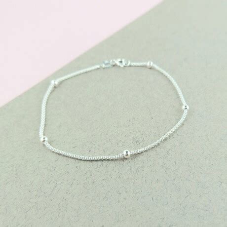 Pulsera De Plata 925 Con Cuentas Veroca Joyas