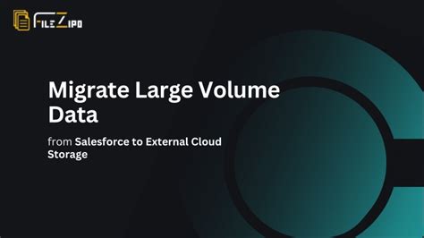Ppt Migrate Large Volume Of Data From Salesforce To External Storage