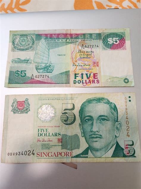 Singapore Old Notes Hobbies And Toys Memorabilia And Collectibles