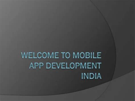 Ppt How Indias Top Mobile App Development Drive E Commerce Growth