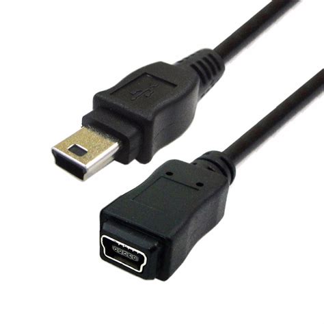 Mini USB B Typ 5Pin Male To Female Extension Cable Vicedeal