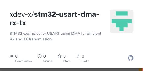 Github Xdev Xstm32 Usart Dma Rx Tx Stm32 Examples For Usart Using