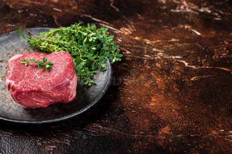 Filet Primo Mignon Carne De Buey Carne Seca De Solomillo Crudo Fondo