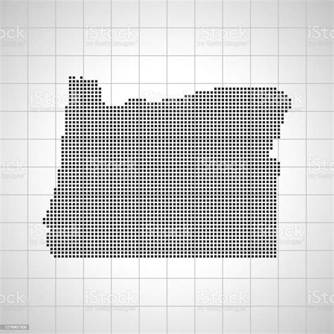俄勒岡州地圖向量圖形及更多俄勒岡州圖片 俄勒岡州 剪裁圖 北美 Istock