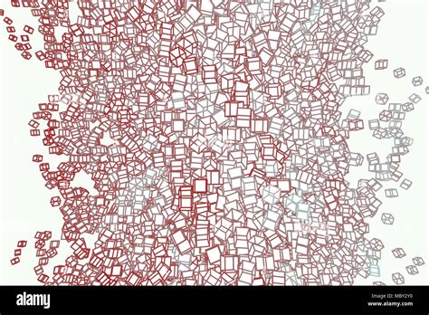 Abstract Background With Shape Of Square Rectangle Pattern 3d