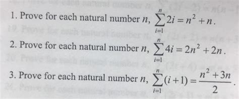 solved 1 prove for each natural number n 21 n 2 n 2