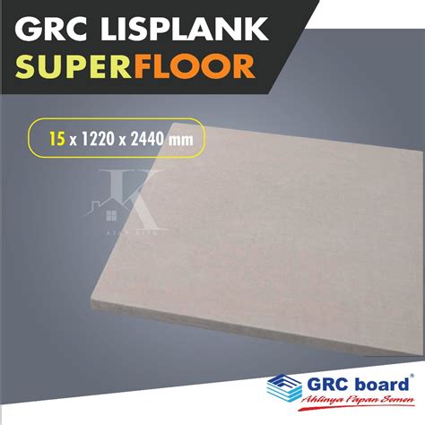 Jual Super Floor 15mm Super Panel Papan Lantai GRC 1 22X 2 44