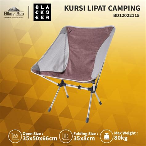 Kursi Lipat Blackdeer Bd1202211 Ultralight Camping Folding Chair